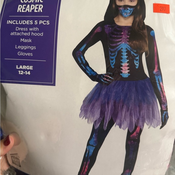 Costumes | Cosmic Reaper Kids Costume Black And Purple | Poshmark